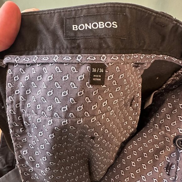 Bonobos | Pants | Bonobos Chinos Black 36x34 | Poshmark